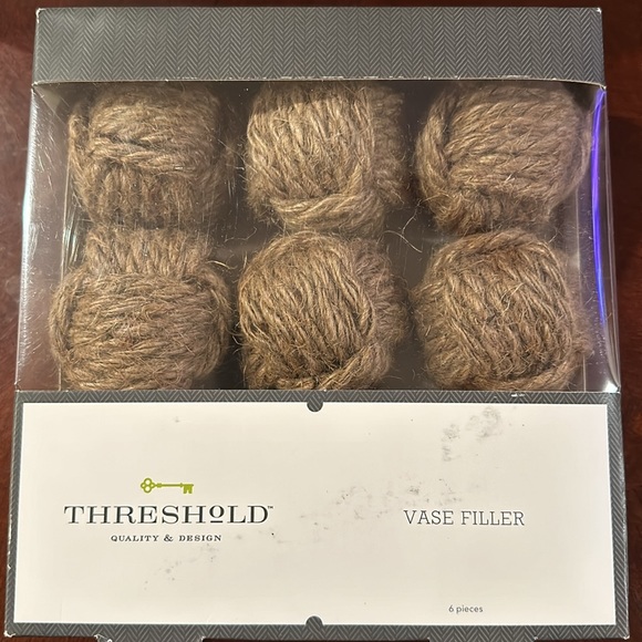 Threshold | Accents | Threshold Vase Filler Burlap Knotted 3packs 6 In ...
